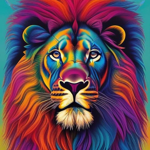 Lion - AI Generated Artwork - NightCafe Creator