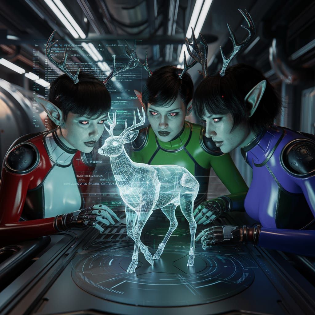 Backdoor Team Projects II - Cyberpunk Holographic Lab Teache...