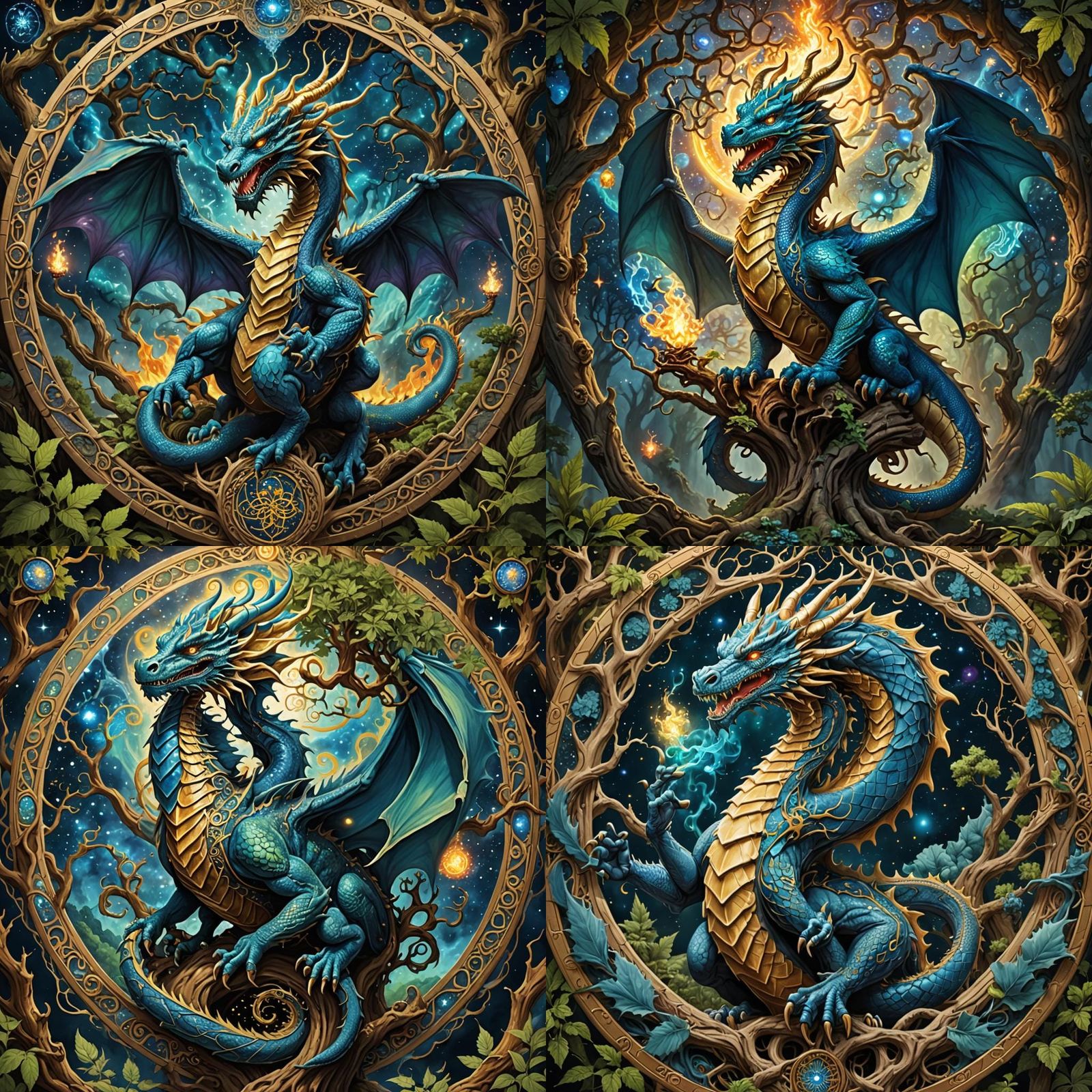 Mythical Canna tree of Life - AI Generated Artwork - NightCafe Creator