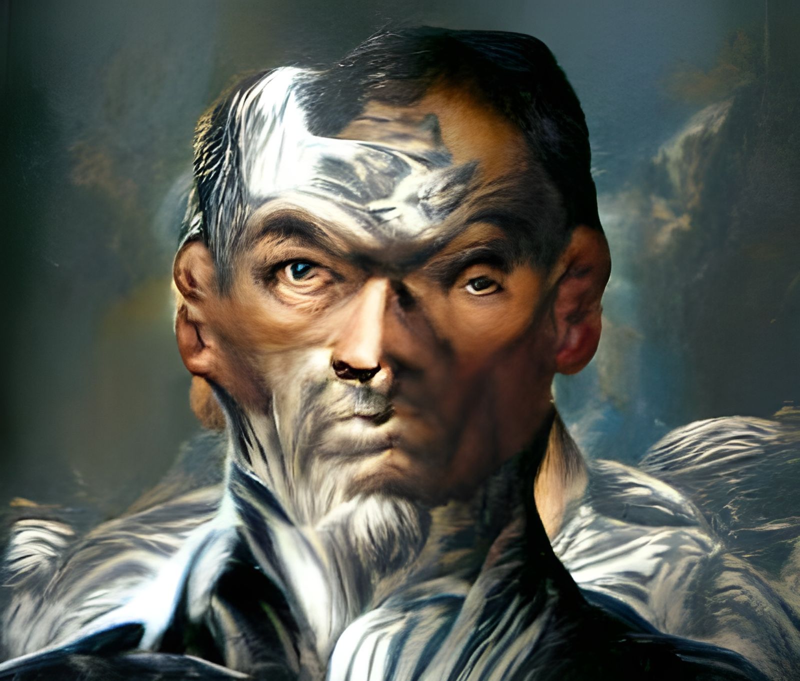 Wise Vulcan Man - AI Generated Artwork - NightCafe Creator