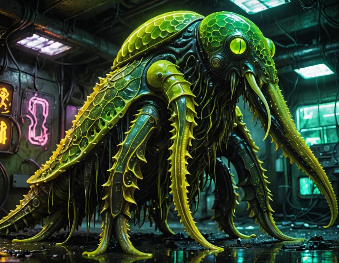 poor lab slug after radioactive leak