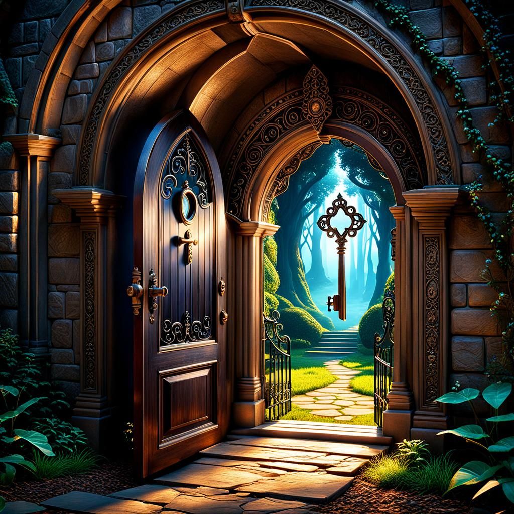 Imaginary Realms: The Key to Adventure - AI Generated Artwork ...