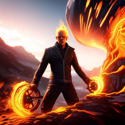 Ghost Rider - AI Generated Artwork - NightCafe Creator