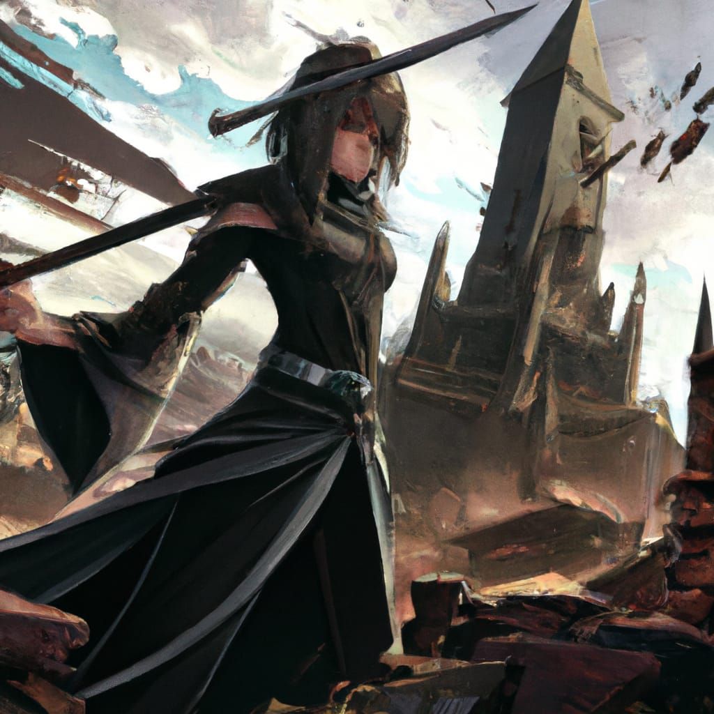 Female Human Warlock - AI Generated Artwork - NightCafe Creator