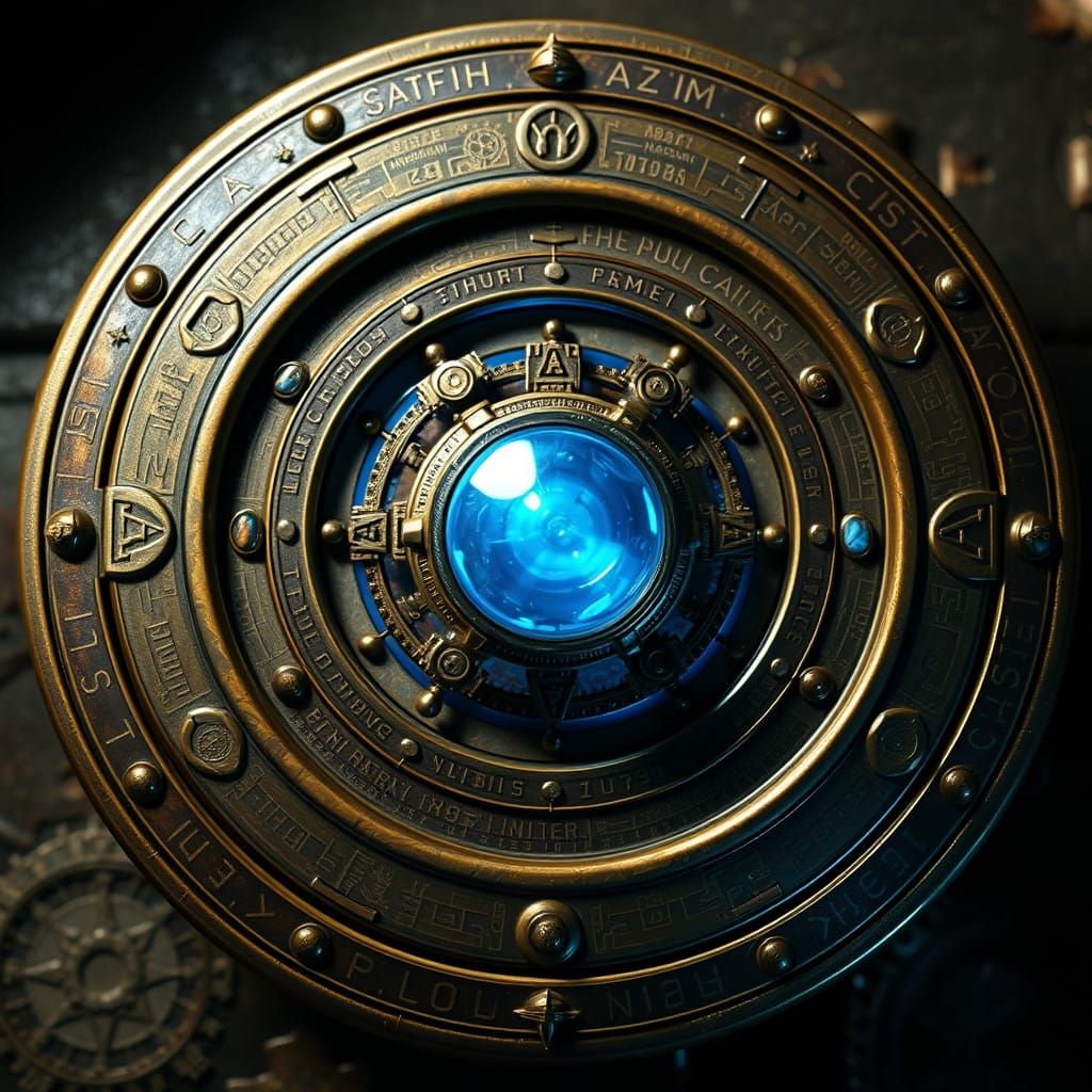 Ancient Dwemer Device with Pulsing Aetherium Core ... - AI Art