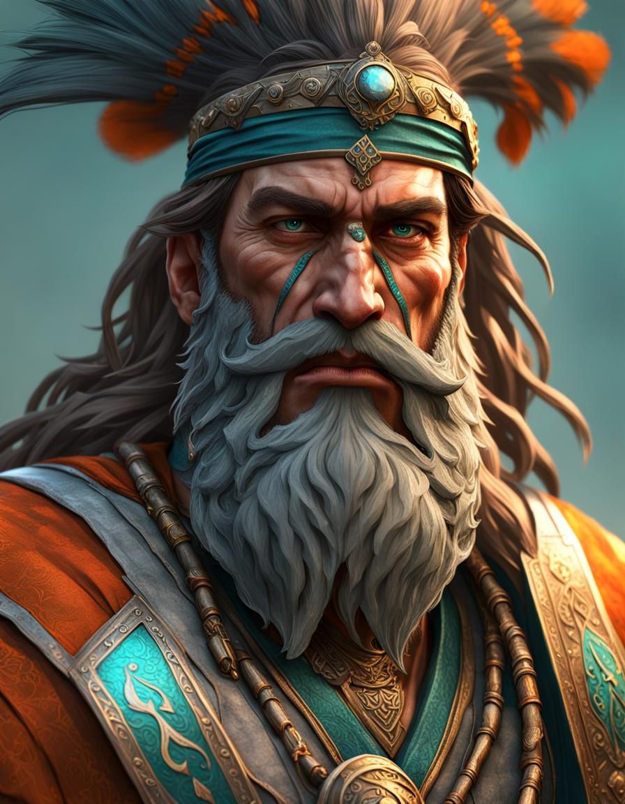 Wisdom granted through many battles - AI Generated Artwork - NightCafe ...