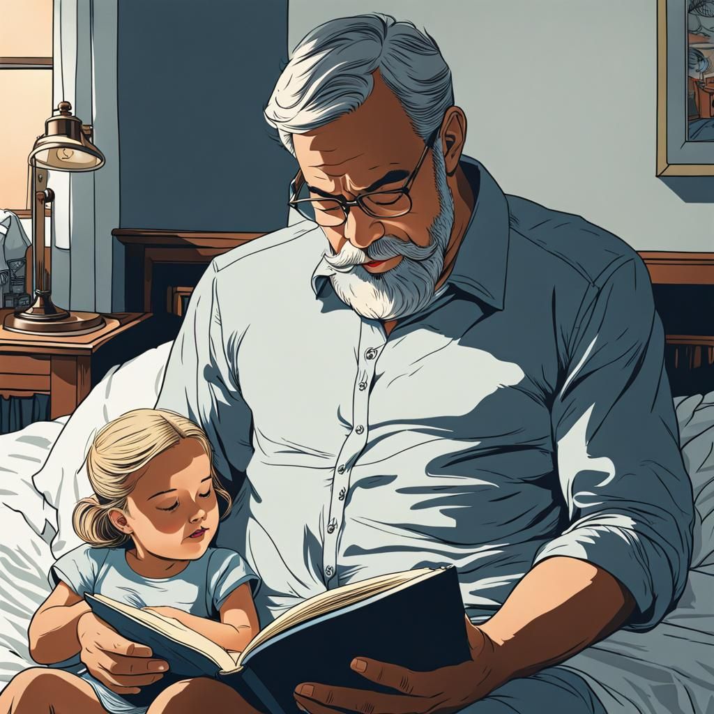Father Daughter Time - AI Generated Artwork - NightCafe Creator