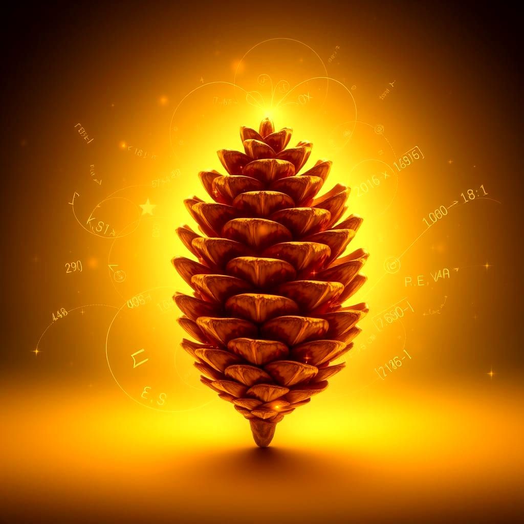 The Fibonacci Sequence gives life to a Pinecone