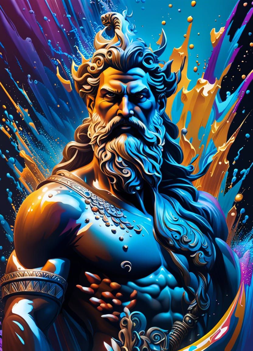 Ocean God - AI Generated Artwork - NightCafe Creator