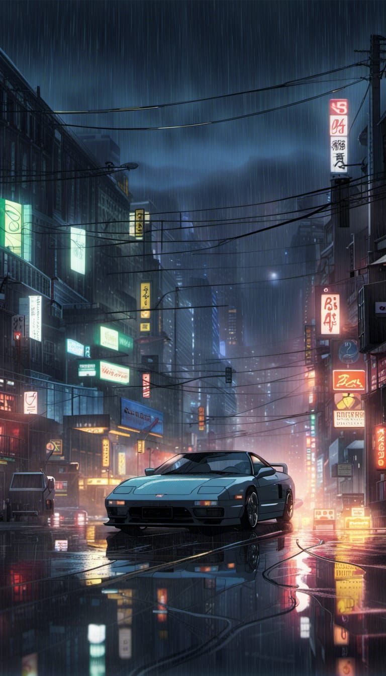 Cartoon Style Acura NSX - AI Generated Artwork - NightCafe Creator