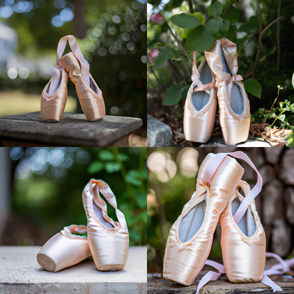 Pink Pointe Shoes - AI Generated Artwork - NightCafe Creator