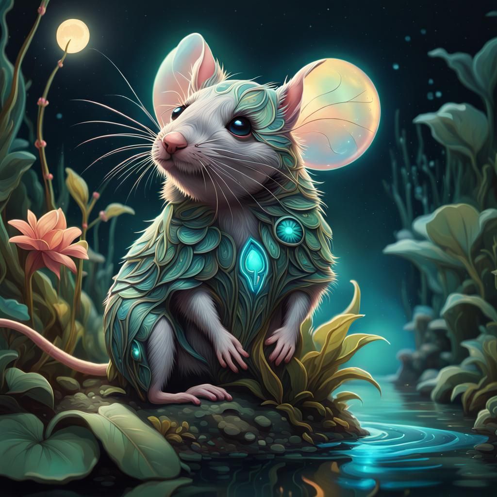 The Moon Mouse. - AI Generated Artwork - NightCafe Creator