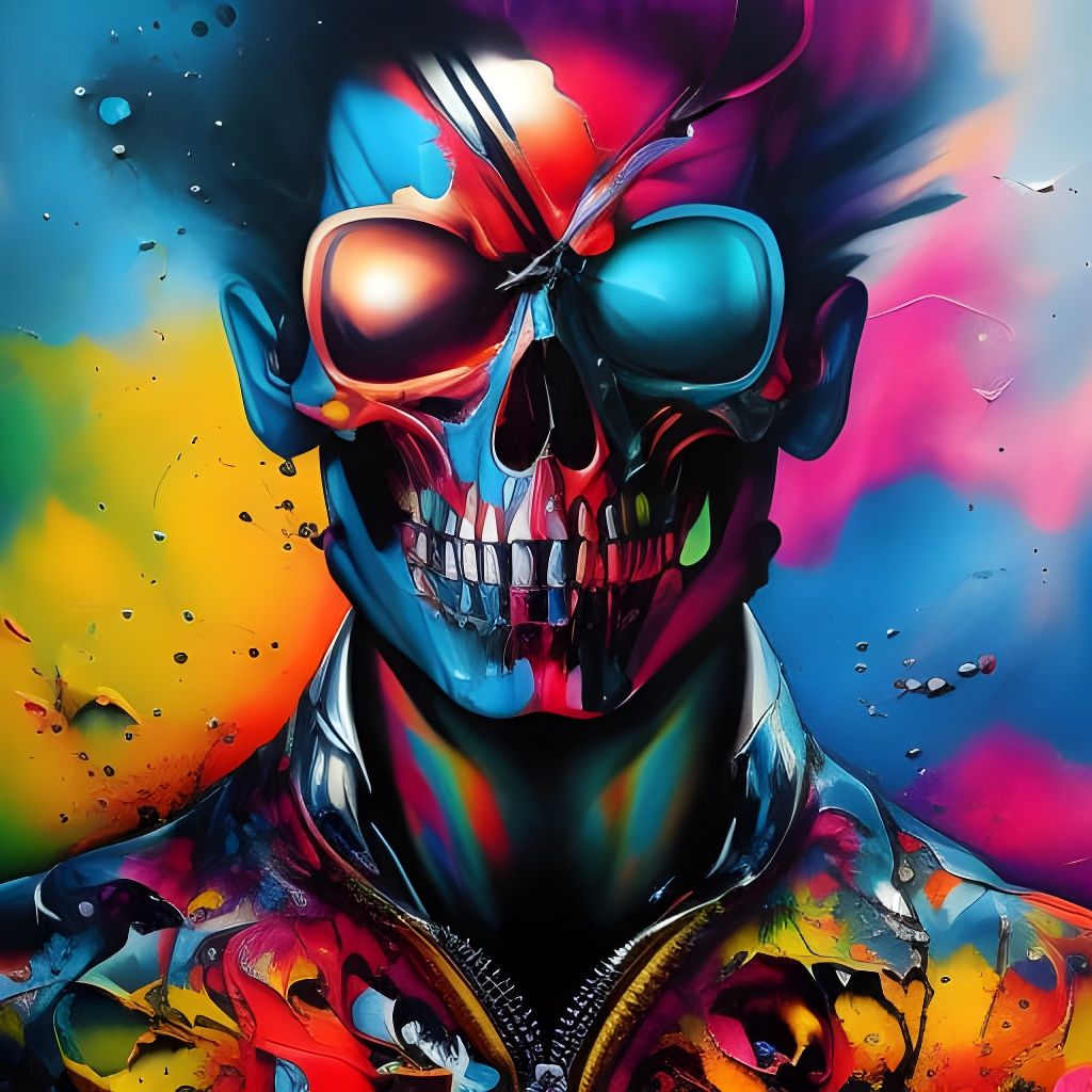 Groove Skull - AI Generated Artwork - NightCafe Creator