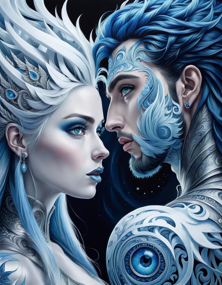 Ice Souls - AI Generated Artwork - NightCafe Creator