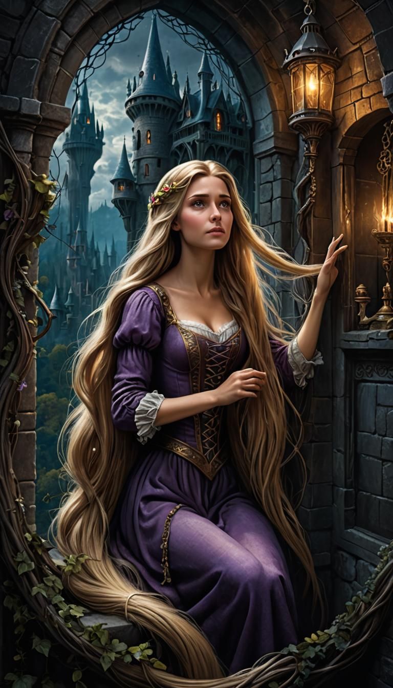 Rapunzel II - AI Generated Artwork - NightCafe Creator