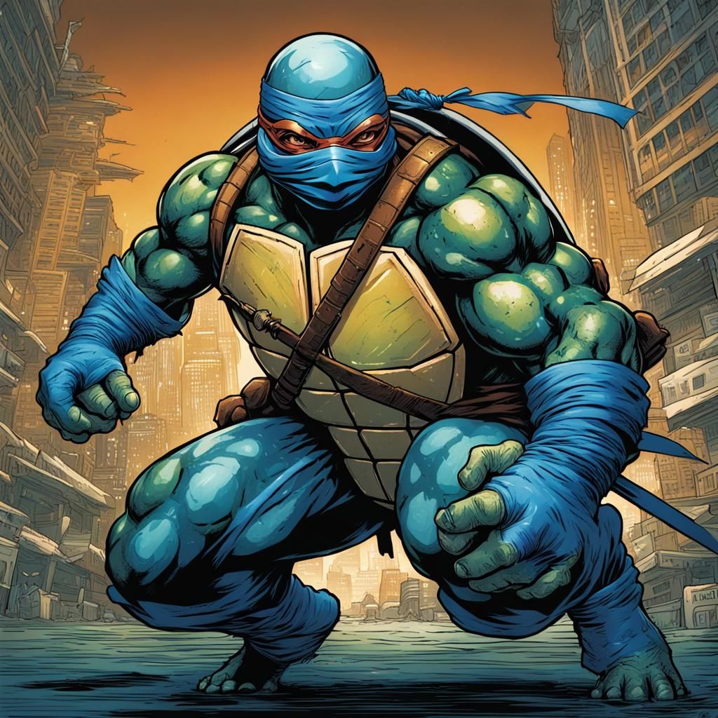 Leonardo (TMNT) - AI Generated Artwork - NightCafe Creator