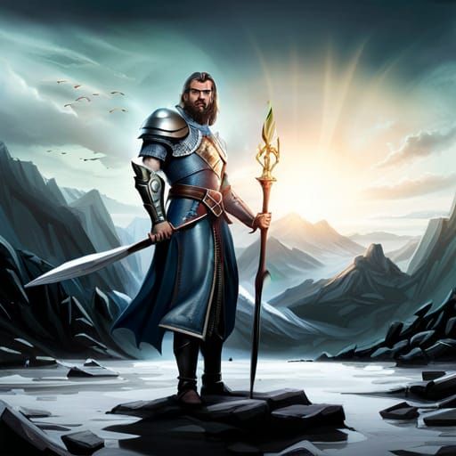 Wizard knight - AI Generated Artwork - NightCafe Creator