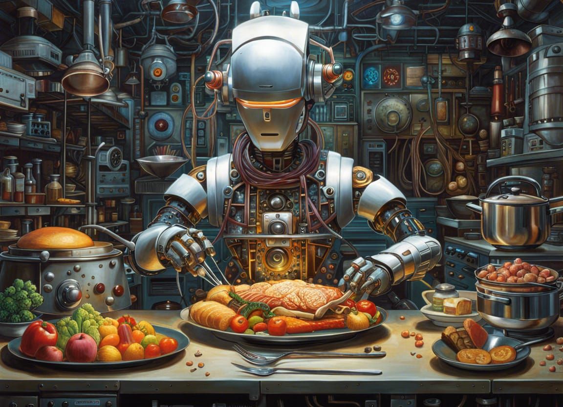 Robochef - AI Generated Artwork - NightCafe Creator