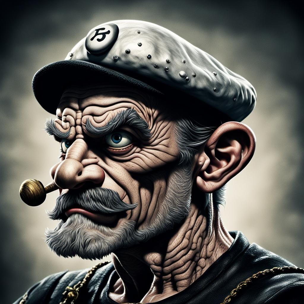 Popeye's Mean Old Dad - AI Generated Artwork - NightCafe Creator