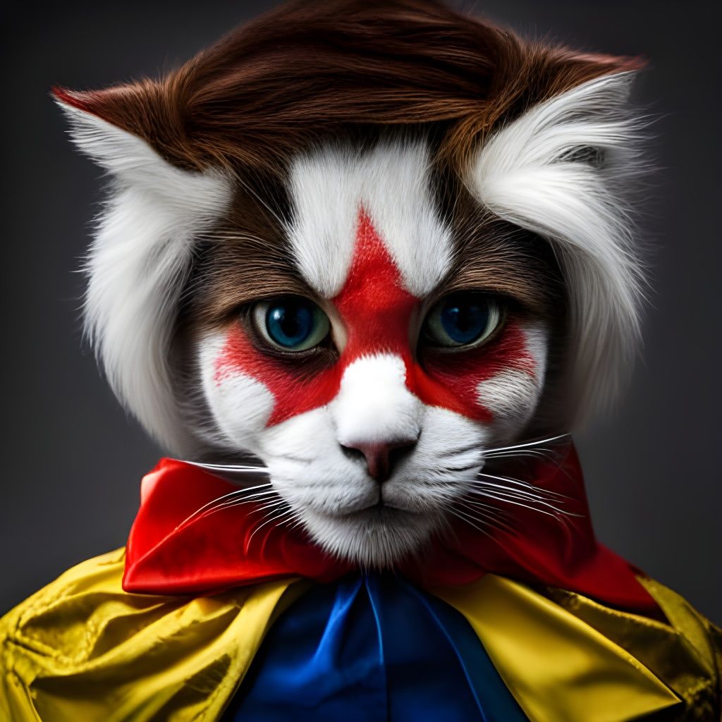 cat clown - AI Generated Artwork - NightCafe Creator