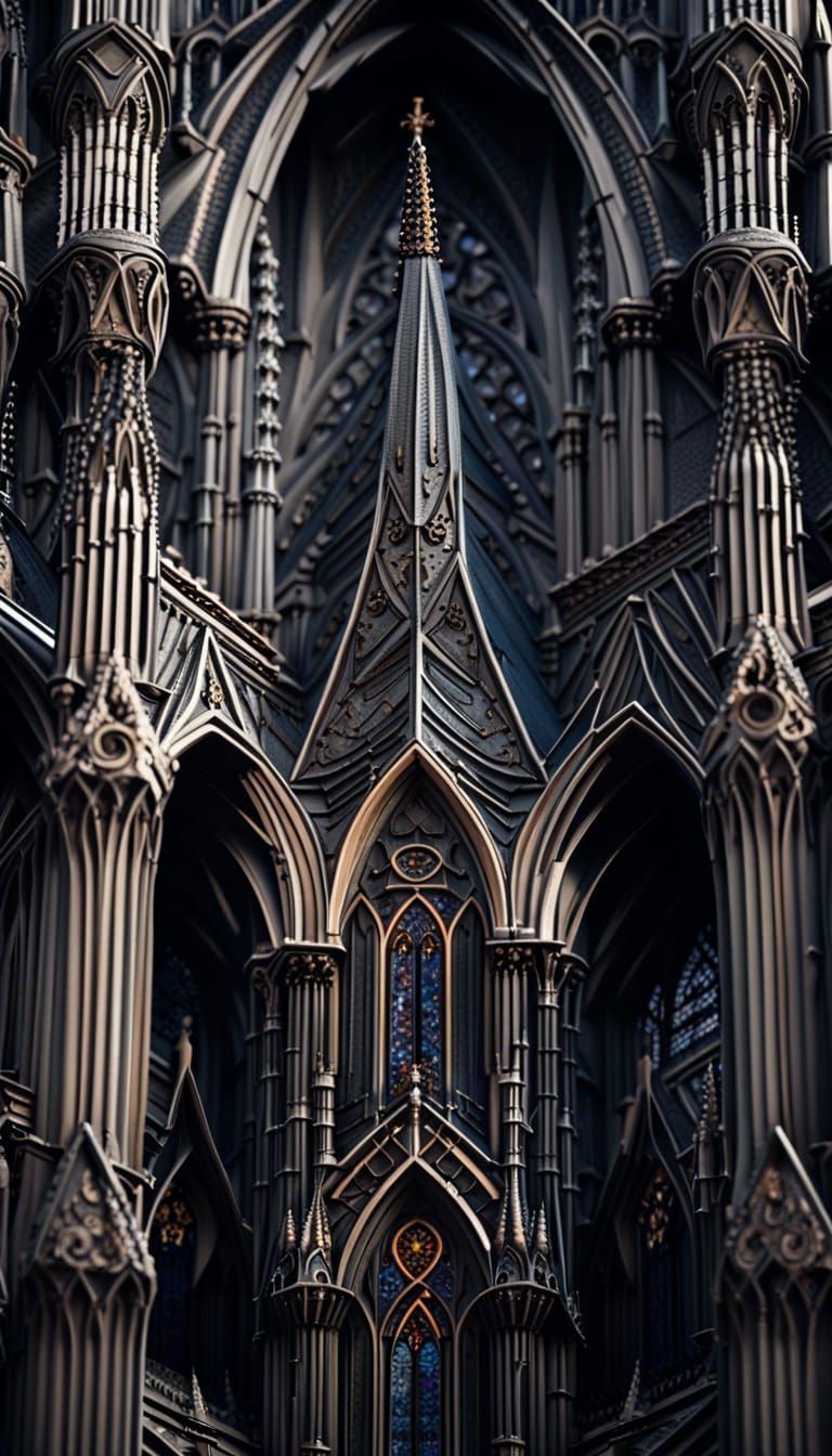 Gothic Cathedral - AI Generated Artwork - NightCafe Creator
