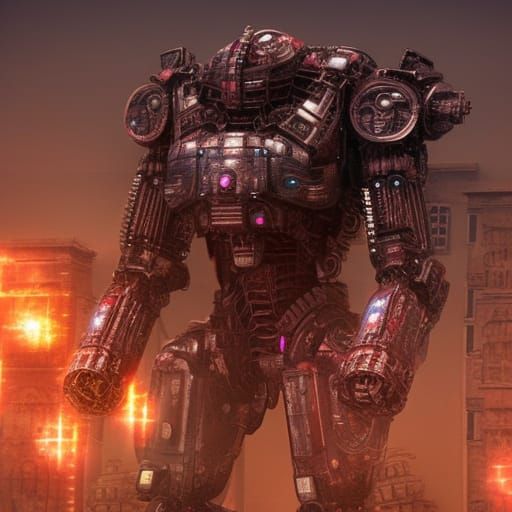 Final Boss: Killbot.exe(Virus of NO Escape) - AI Generated Artwork - NightCafe Creator