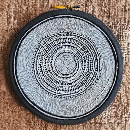 Optical Illusion Embroidery of a concrete bowl skateboarder rad wear ...