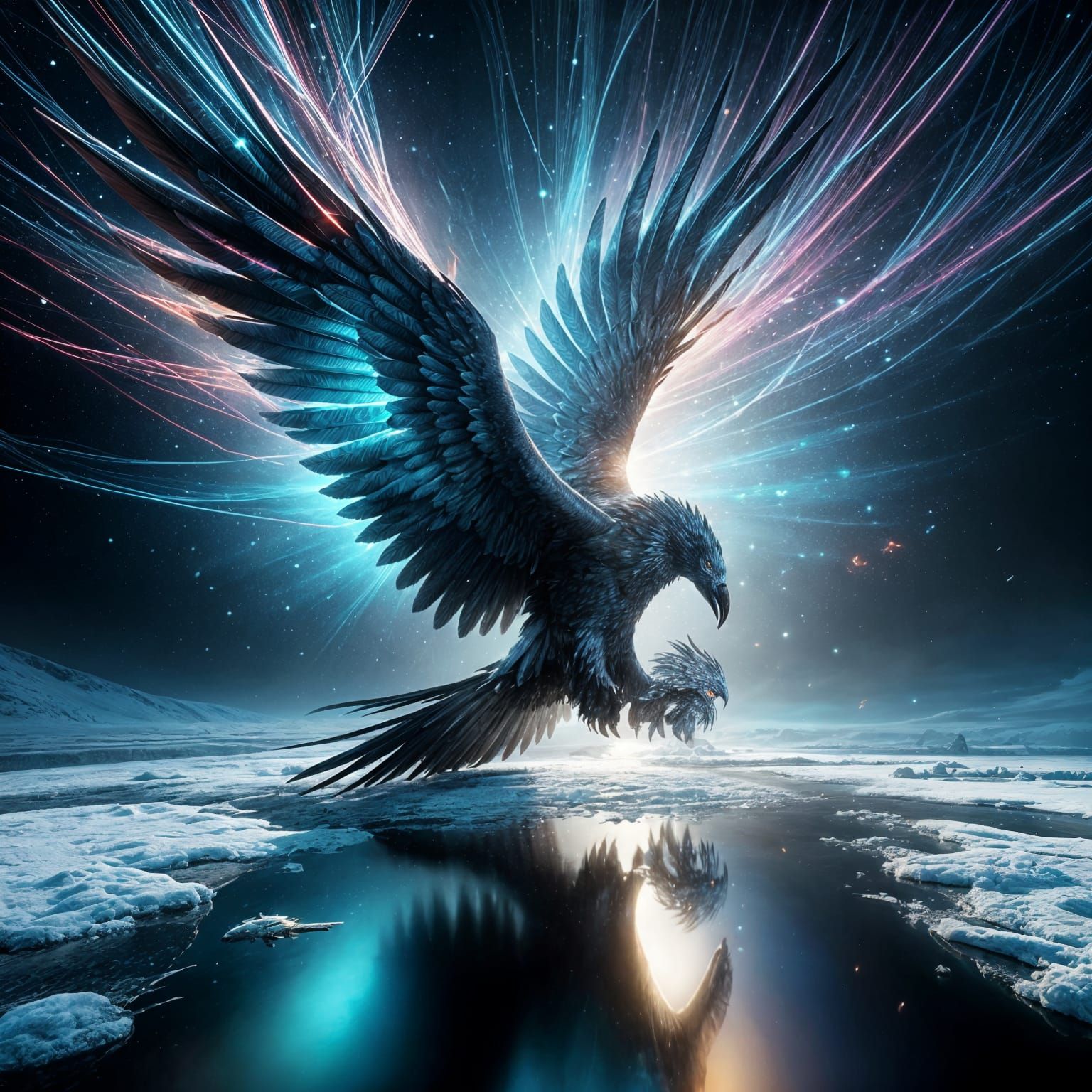 Old crow transforms - Sleek Crow Unveils Radiant Splendor A...