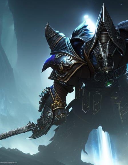 photorealistic Ultrarealistic Sci-Fi Fantasy Death Knight by Artist ...