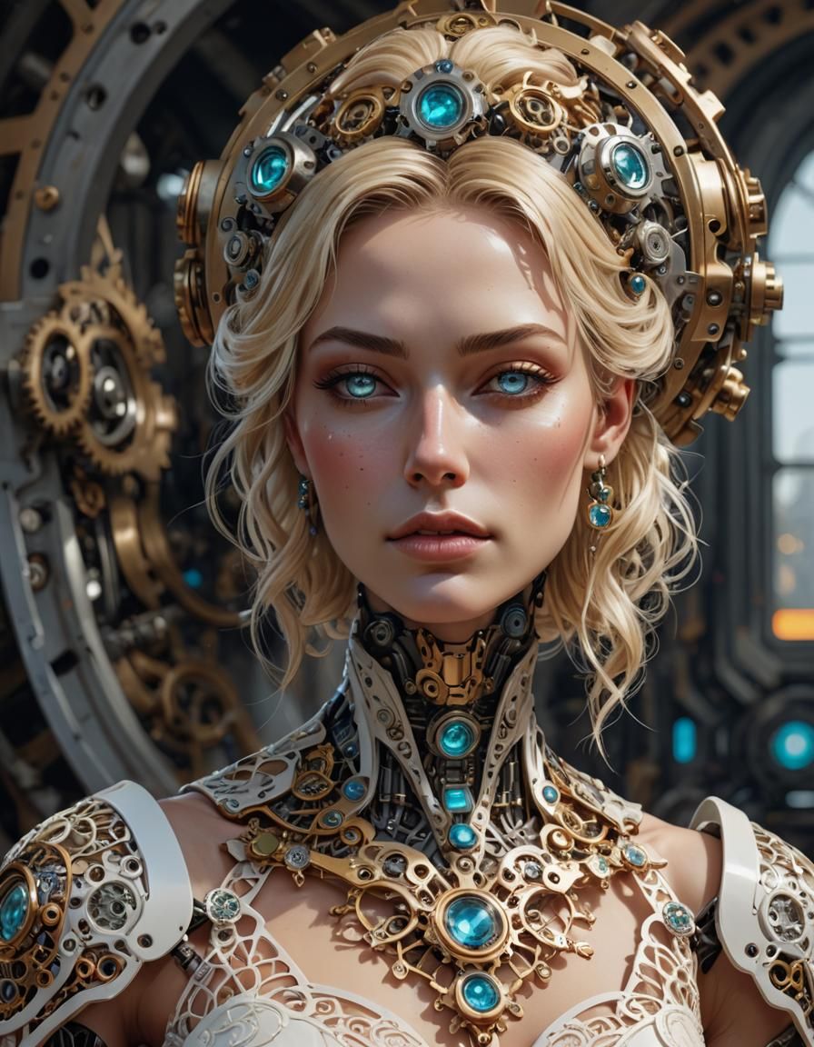 Android Bride - AI Generated Artwork - NightCafe Creator