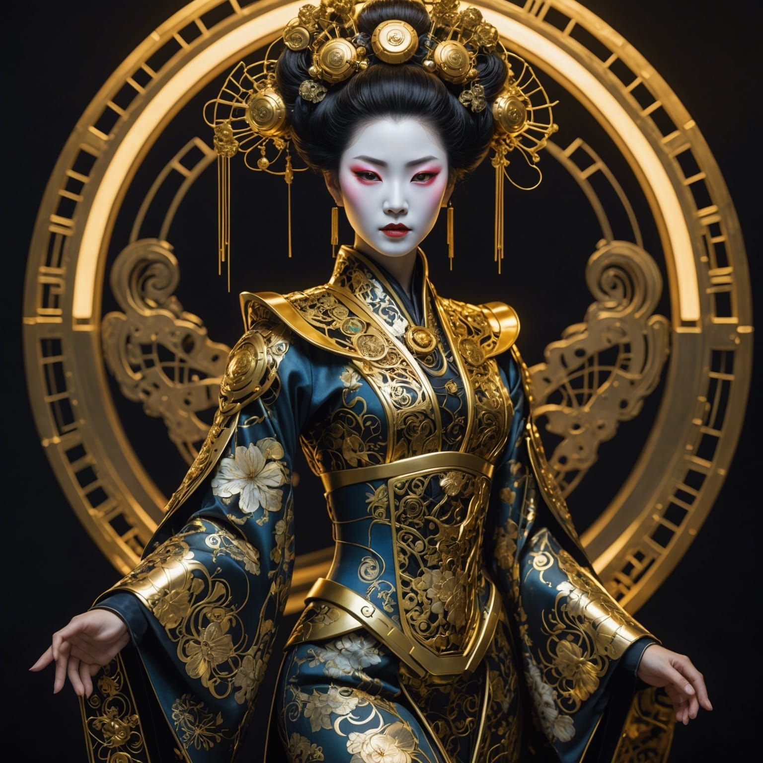 Geisha - AI Generated Artwork - NightCafe Creator