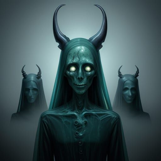 Surreal Ghosts in a Dreamlike, Melting Atmosphere - AI Art