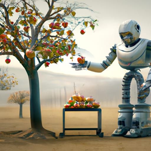 The Apple Picker - AI Generated Artwork - NightCafe Creator