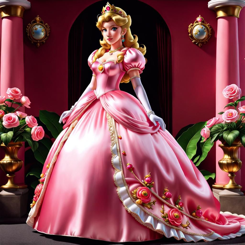 Princess Peach from Super Mario - AI Generated Artwork - NightCafe Creator