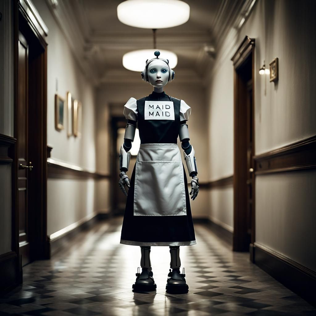 robot maid - AI Generated Artwork - NightCafe Creator