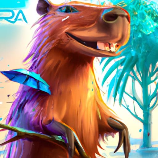 goofy capybara - AI Generated Artwork - NightCafe Creator