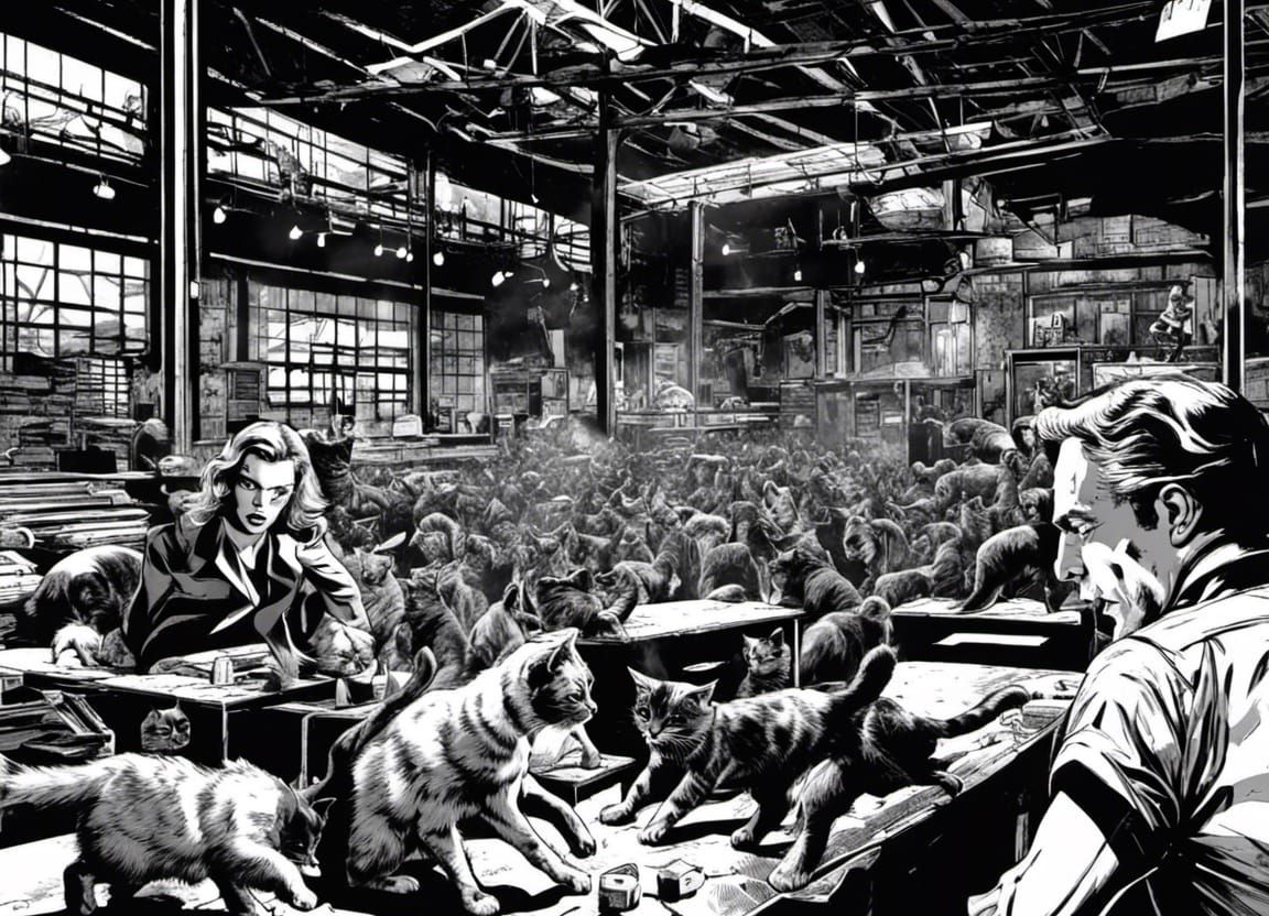 Peter Frampton And The Kitten Horde - AI Generated Artwork - NightCafe ...