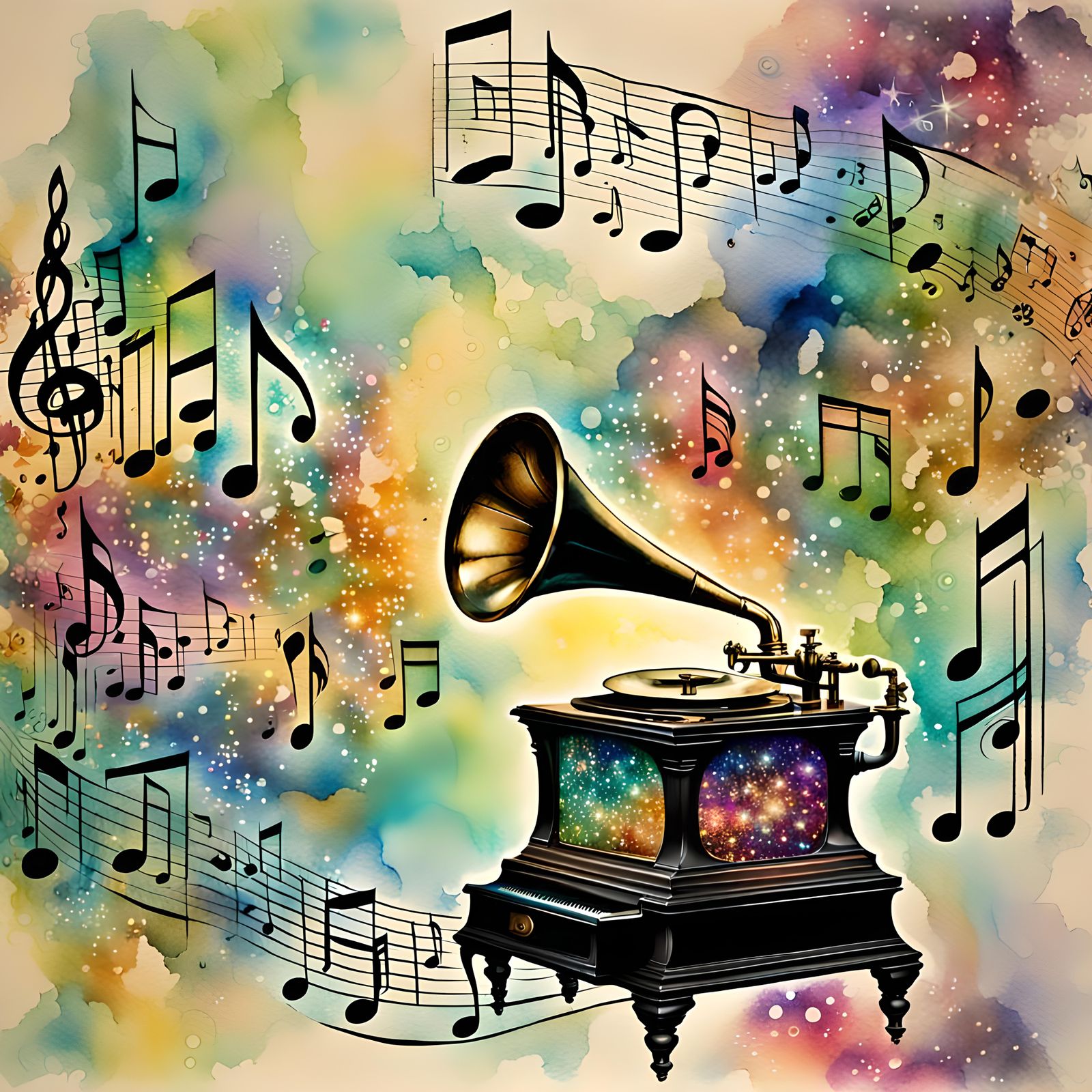 Phonograph - AI Generated Artwork - NightCafe Creator