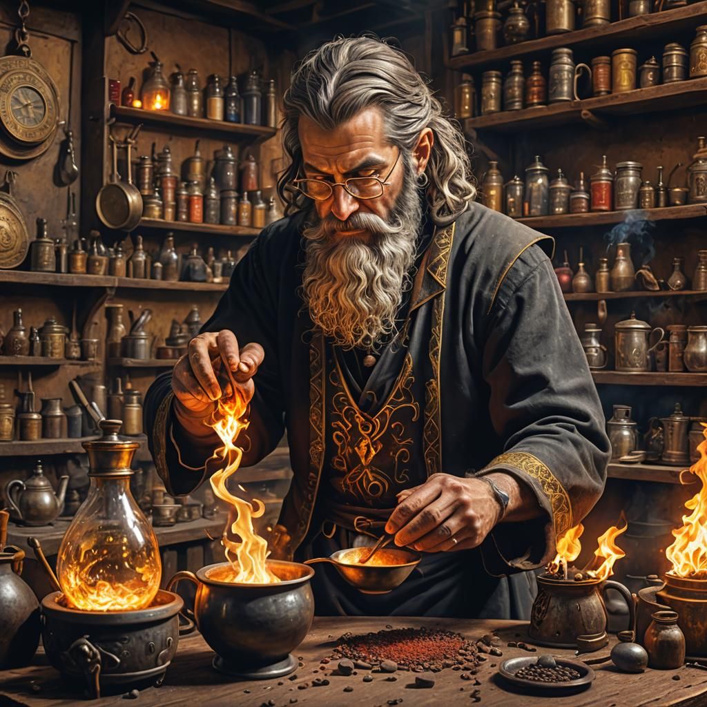 The Alchemist - AI Generated Artwork - NightCafe Creator