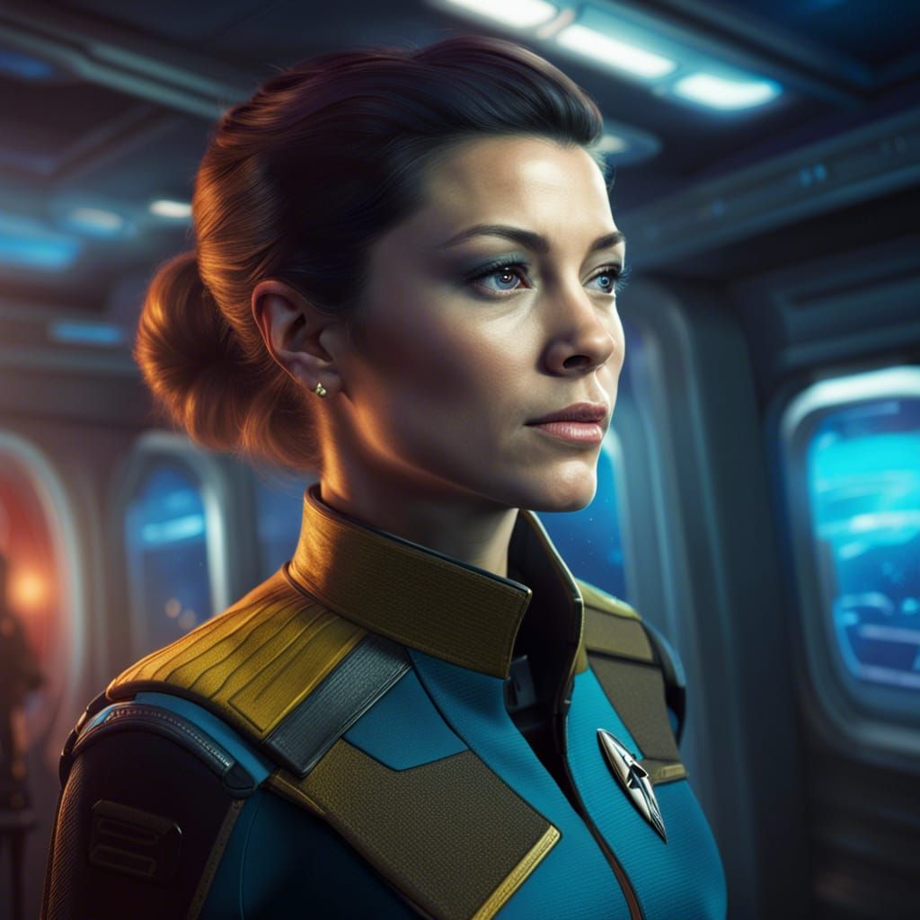 Commander Kyra LaCroix - AI Generated Artwork - NightCafe Creator