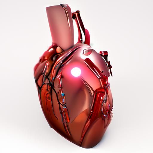 Cybernetic heart trending on Artstation hyperrealism CryEngine 8k ...