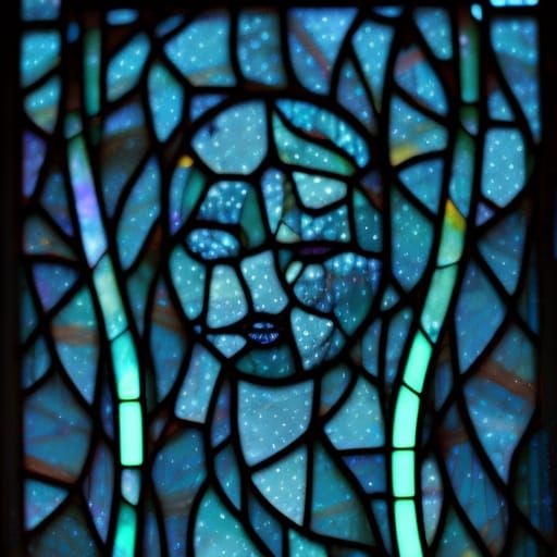 Stained glass pattern - AI Generated Artwork - NightCafe Creator