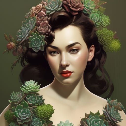 The German Woman and her Obsession - AI Generated Artwork - NightCafe Creator