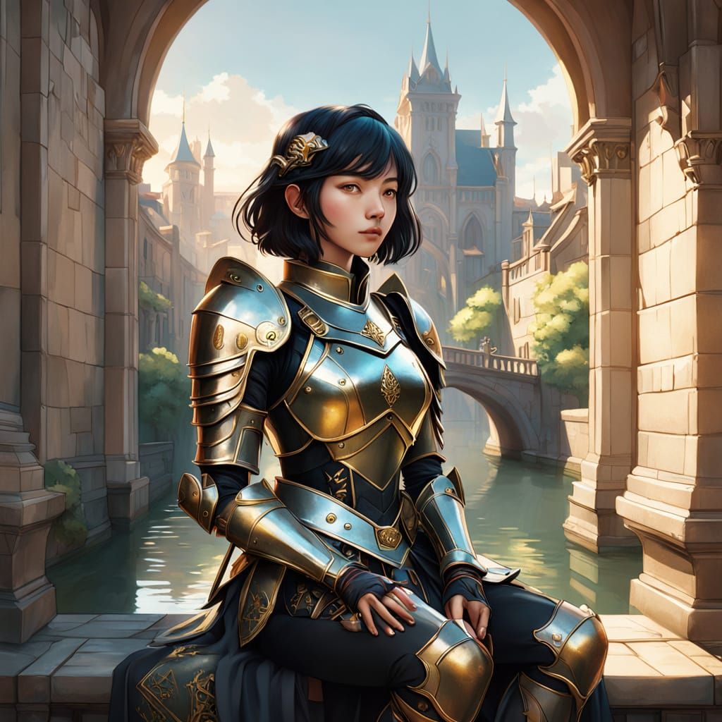 Moon, The Knight Templar rests in Intrigo