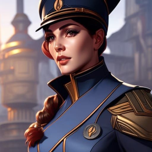 Captain Honor Harrington - AI Generated Artwork - NightCafe Creator