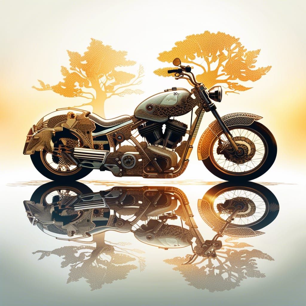 Motorcycle - AI Generated Artwork - NightCafe Creator