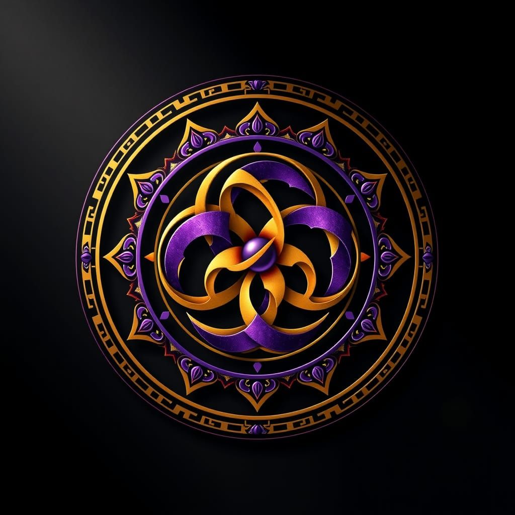 Unity in Balance: A Triad of Elements Converging i... - AI Art