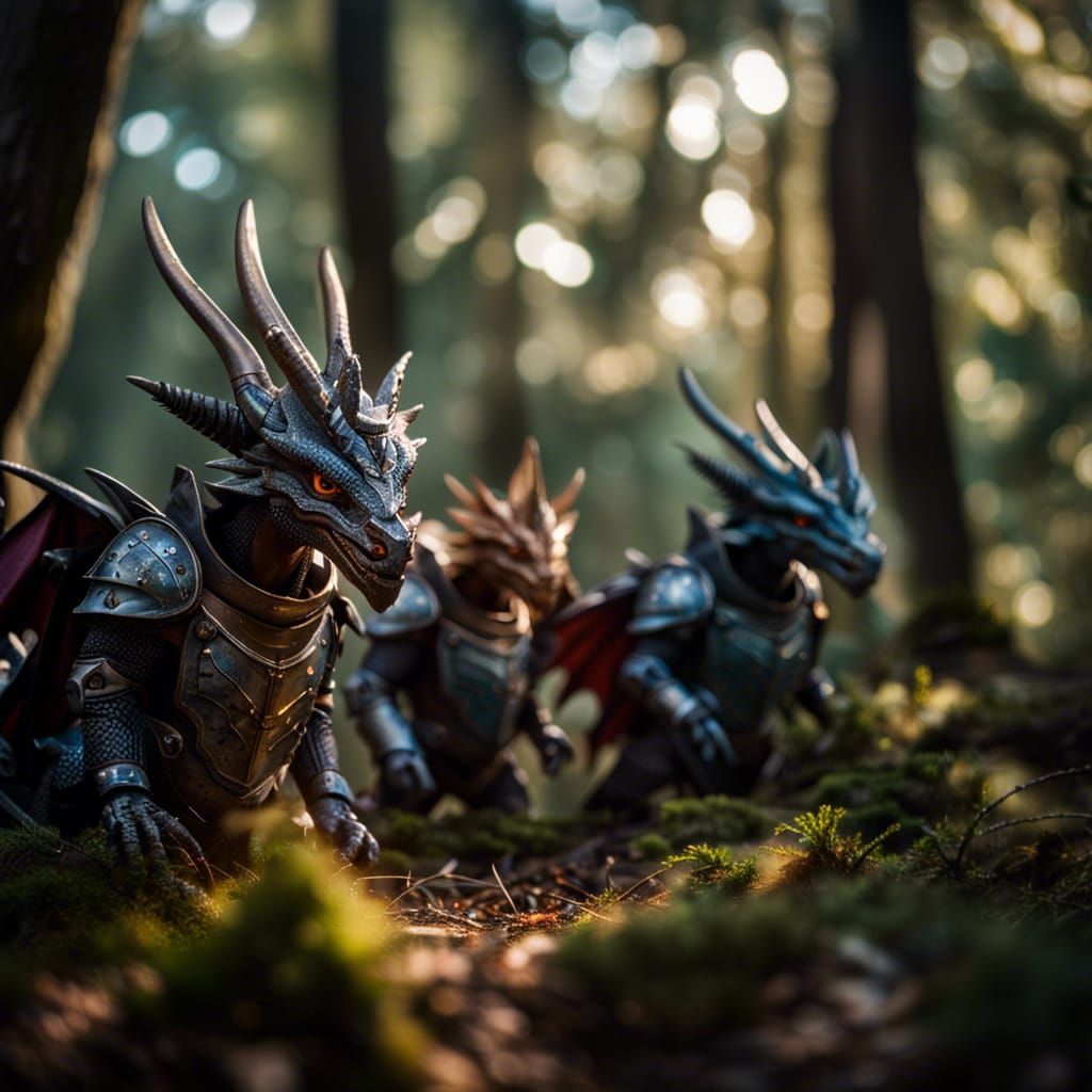 miniature dragons - AI Generated Artwork - NightCafe Creator
