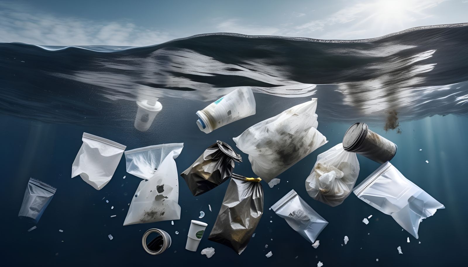 plastic ocean - AI Generated Artwork - NightCafe Creator