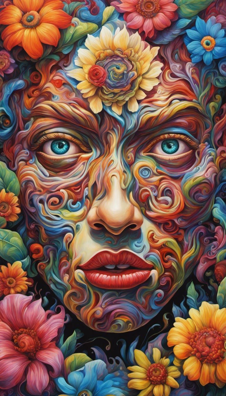 Flower Devour - AI Generated Artwork - NightCafe Creator